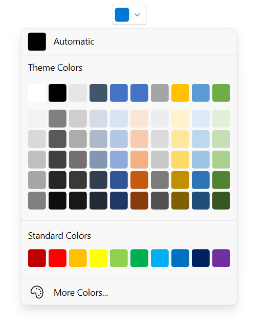 颜色选择器 | QFluentWidgets