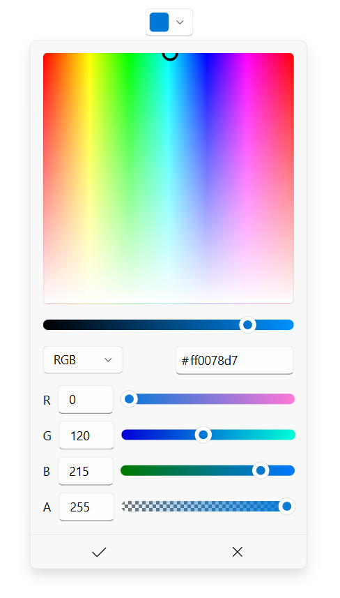 Color Picker | QFluentWidgets